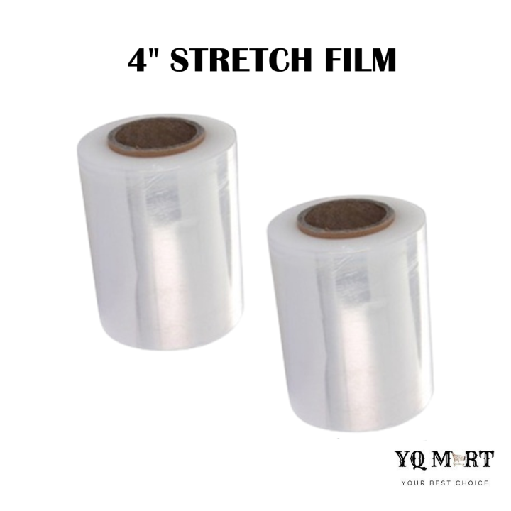 4" MINI STRETCH FILM/ 0.23KG STRETCH FILM/ WRAPPING FILM | Lazada
