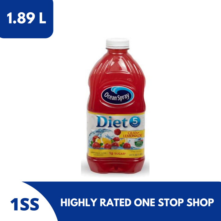 Ocean Spray Diet 5 Calories Cran-Lemonade, 1.89L | Lazada PH