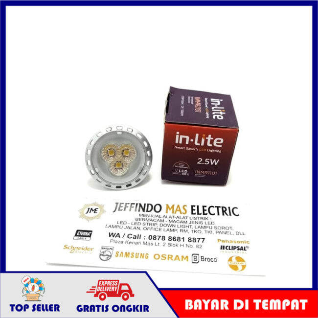 LAMPU TUSUK 12 V 2,5 W MR 11/ INMR1101 2,5WATT MR11 IN-LITE | Lazada Indonesia