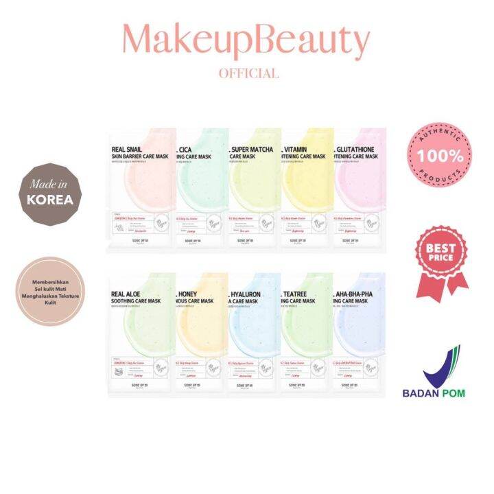 SOMEBYMI Real Care Sheet Mask 20g | Lazada Indonesia
