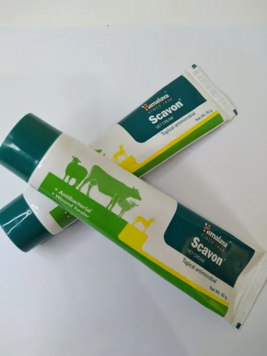 [JWR AGRIVET] 2pc 50g Himalaya Scavon Vet Cream Wound Healer ...
