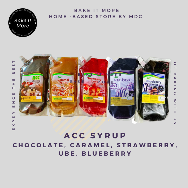 Achievers Chocolate, Caramel, Strawberry, Blueberry and Ube Syrup 1kg ...