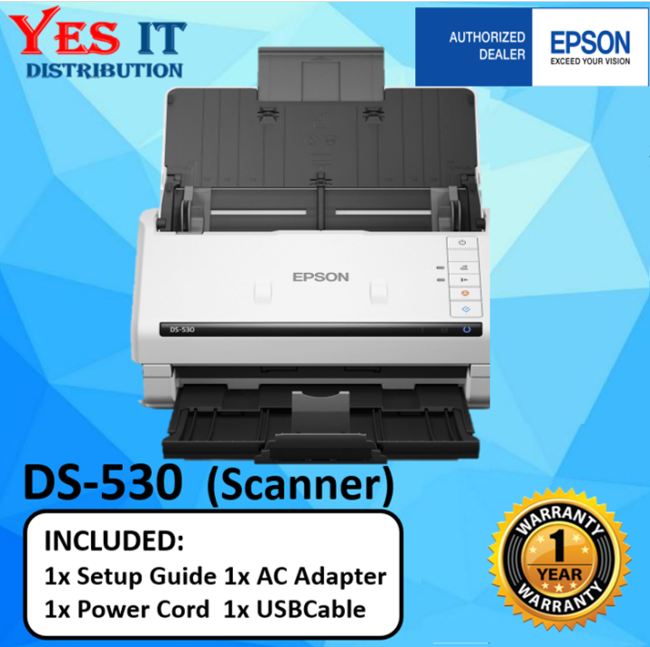 Epson WorkForce DS-530II A4 Duplex Sheet-fed Document Scanner | Lazada