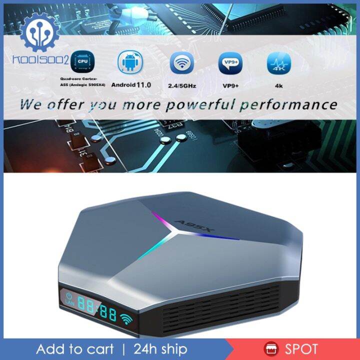 A95X F4 Media Player 2.4G/5Ghz Wifi RGB Light Set Top Boxph | Lazada PH