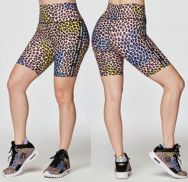 Roller Glam High Waisted Biker Shorts (กางเกงเลกกิ้งขาสั้นออกกำลังกาย ...