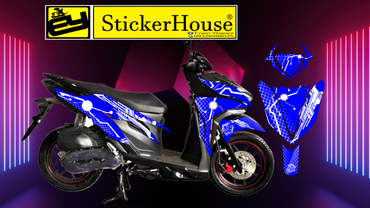 Motorstar Easyride 150CL Decals Laminated | Lazada PH