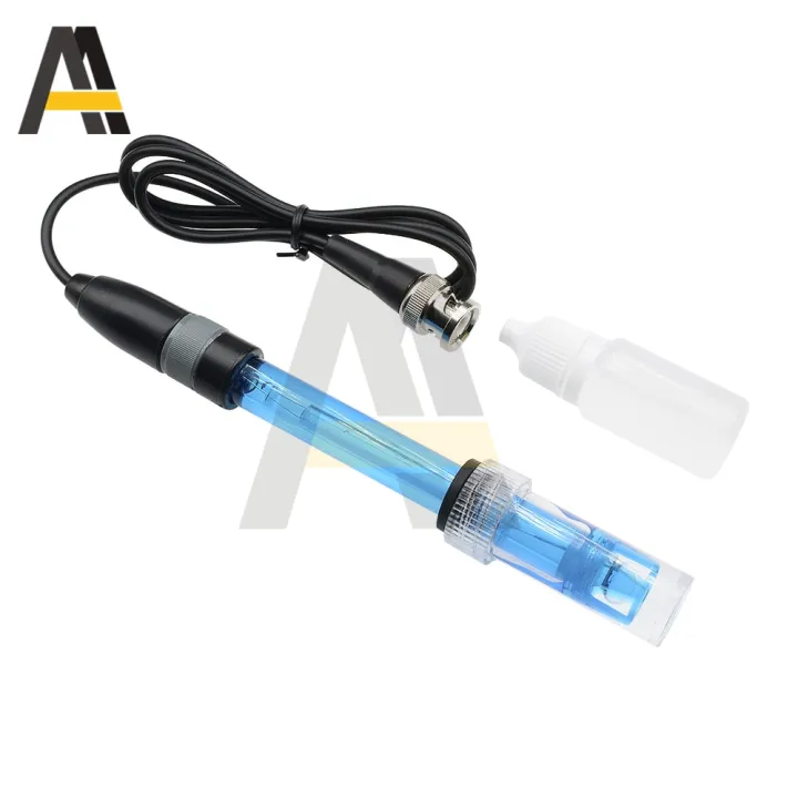 Rechargeable 0-14pH Electrode Probe BNC Connector with Cable for PH ...