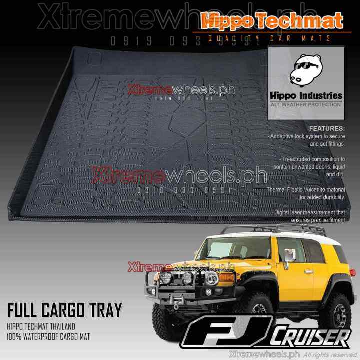 Toyota FJ CRUISER 2010-2024 Version 2 Cargo / Trunk tray Hippo Matt ...