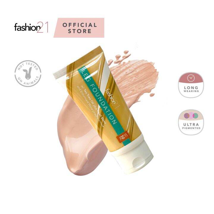 Fashion21 Leg Makeup Water Proof with Tea tree oil (NEW PACKAGING, 50ml ...