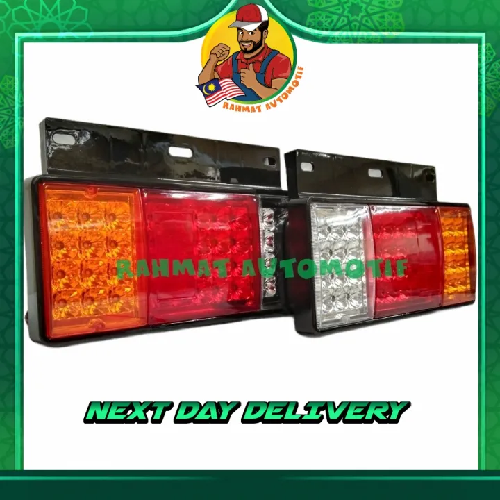 12V 24V LED Isuzu NPR NHR Hicom Hino Fuso Lorry Truck Universal Tail ...