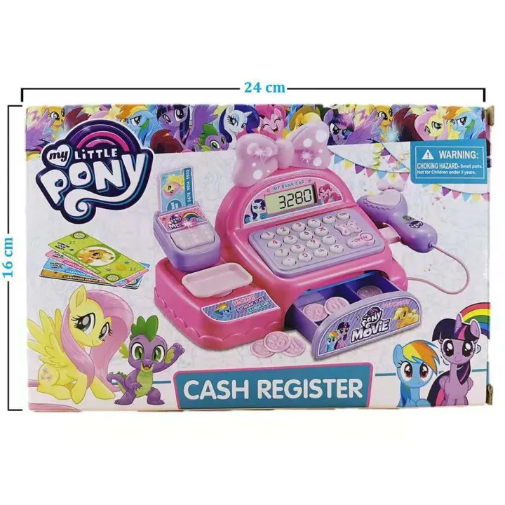 NEW LITTLE PONY CASH REGISTER WITH PLAY MONEY | Lazada PH