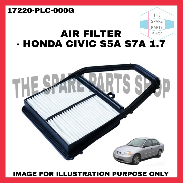 HONDA CIVIC S5A ES STREAM S7A 1.7 AIR FILTER (17220-PLC-000) | Lazada
