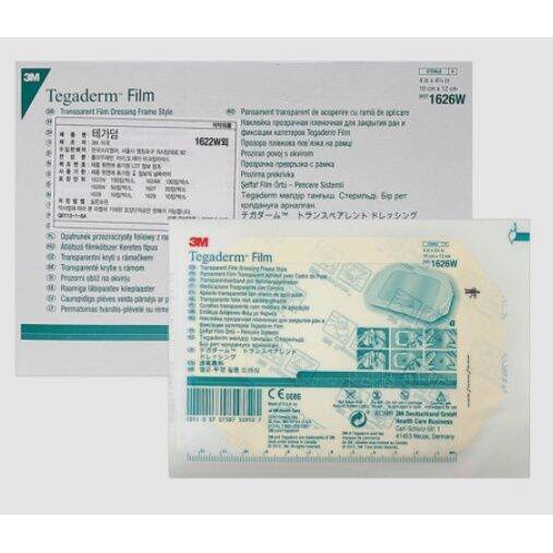 3M Tegaderm Film 1626W (10x12cm) - Waterproof Wound Dressing 50pcs ...