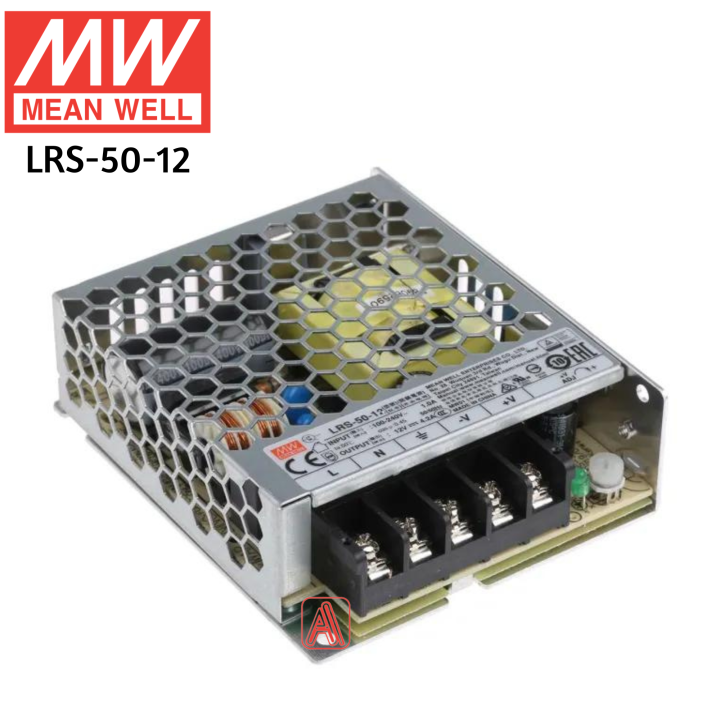 Mean Well LRS-50-12 50W 12V 4.2A Meanwell Power Supply - Original - 1 ...