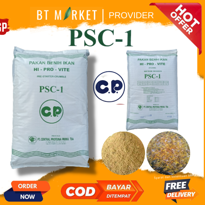 Pakan Benih Ikan PSC-1 10 Kg Pengenalan Pelet Ke Benih Ikan | Lazada ...