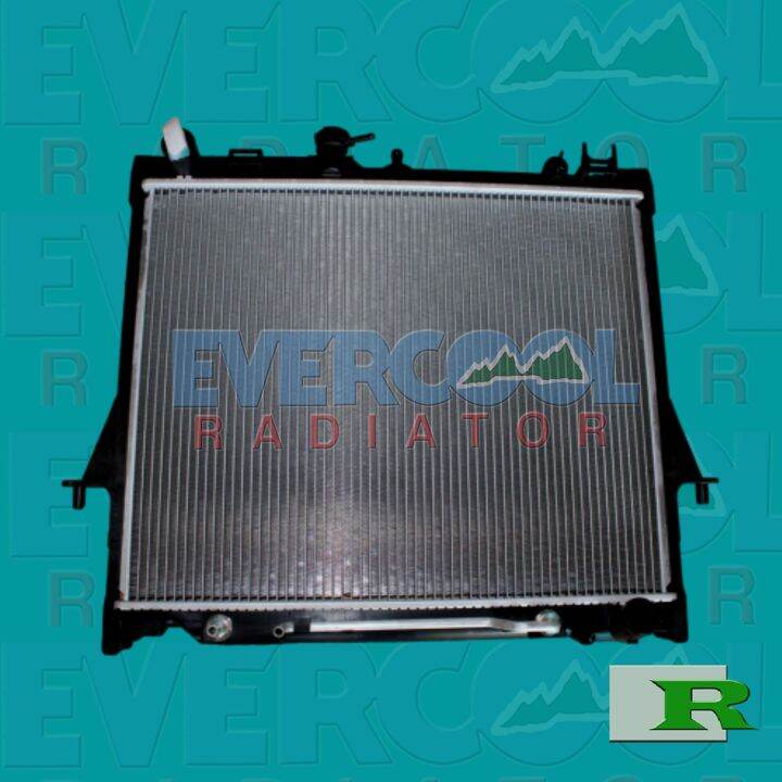 Isuzu Dmax/Alterra 2R M/T 2003-2014 Evercool Plastic Aluminum Radiator ...