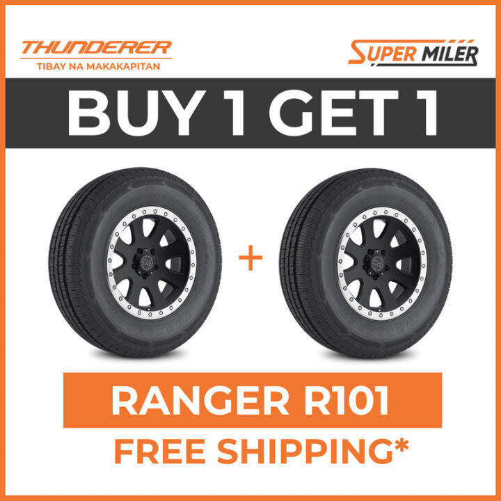 2pcs THUNDERER 185R14 RANGER R101 Car Tires | Lazada PH
