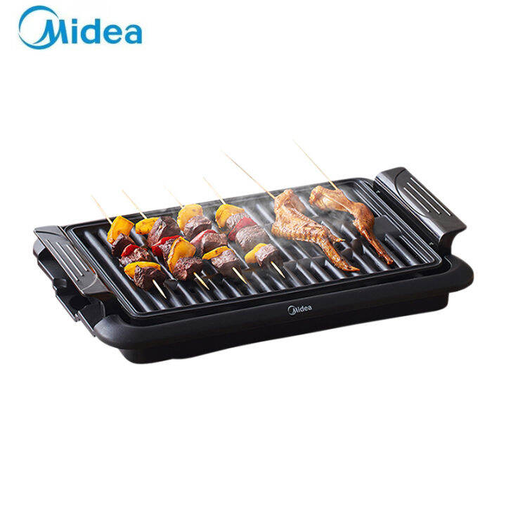 Midea Household Smokeless Electric Grill Indoor Electric Barbecue ...