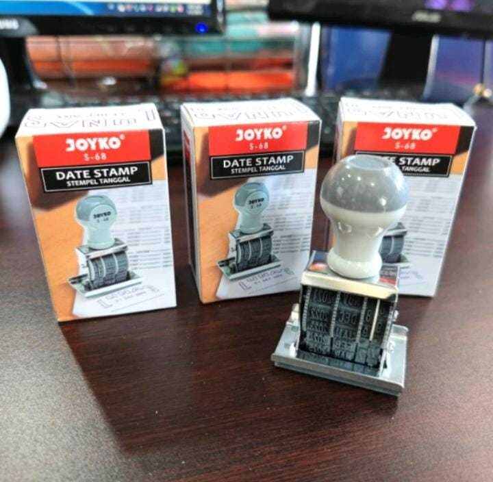 STEMPEL TANGGAL DATE STAMP TANGGAL LUNAS JOYKO S-68 | Lazada Indonesia