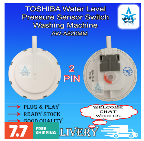 Washing Machine Toshiba Water Level Pressure Sensor Switch Electronic ...