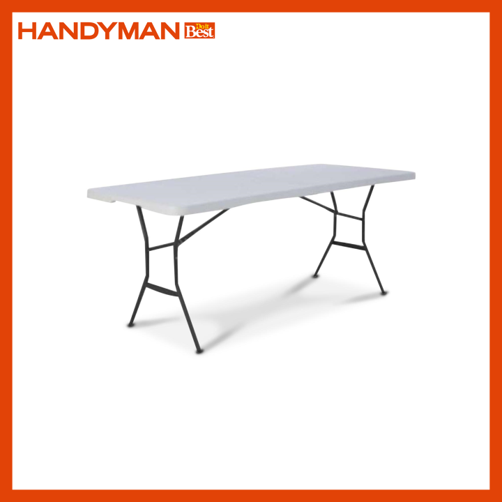 Lifetime Table 6 Feet Fold in Half Light Commercial White 5011 | Lazada PH