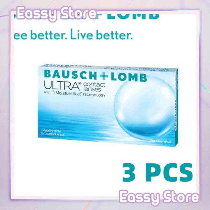 Bausch & Lomb ULTRA Monthly Disposable Lens Silicone Clear contact ...