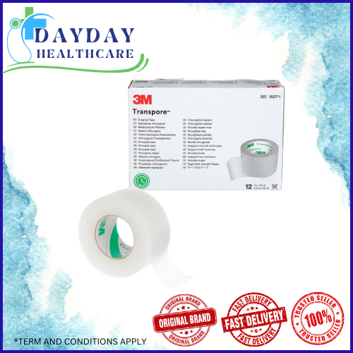 3M Transpore Surgical Transparent Tape (1 roll) | Lazada