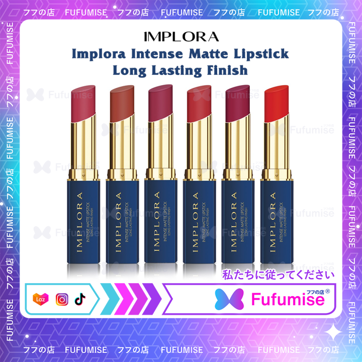 Implora Intense Matte Lipstick Long Lasting Finish | lipstik mate ...