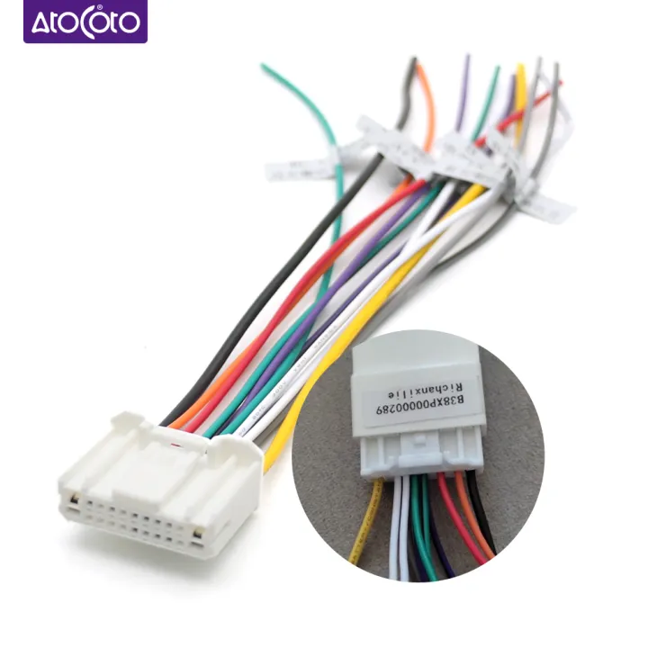 Car 20 Pin ISO Stereo AUDIO Wiring Harness Cable Adapter Plug Connector ...