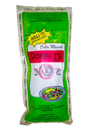 Cuka Sachet DOBBEL D 60 ML | Lazada Indonesia