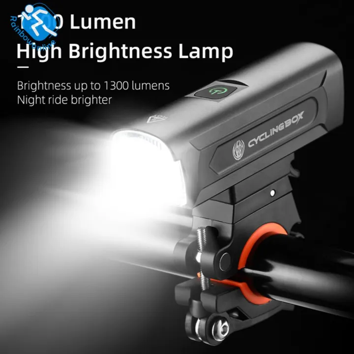 CYCLINGBOX LED MTB Bike Front Light 15W 1300LM Lamp Road Bicycle ...