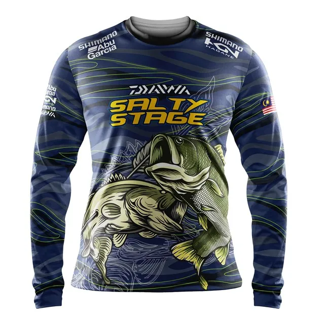 Baju Mancing l DAIWA Salty Stage l Baju Memancing l Fishing Jersey ...