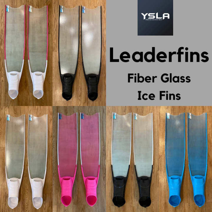 Ysla Leaderfins Fiber Glass Ice Fins Long Freedive Fins Soft Stiffness ...