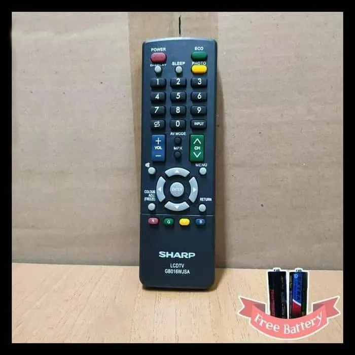 Remote TV Sharp Original 100% - Remot TV LCD LED - Hitam | Lazada Indonesia