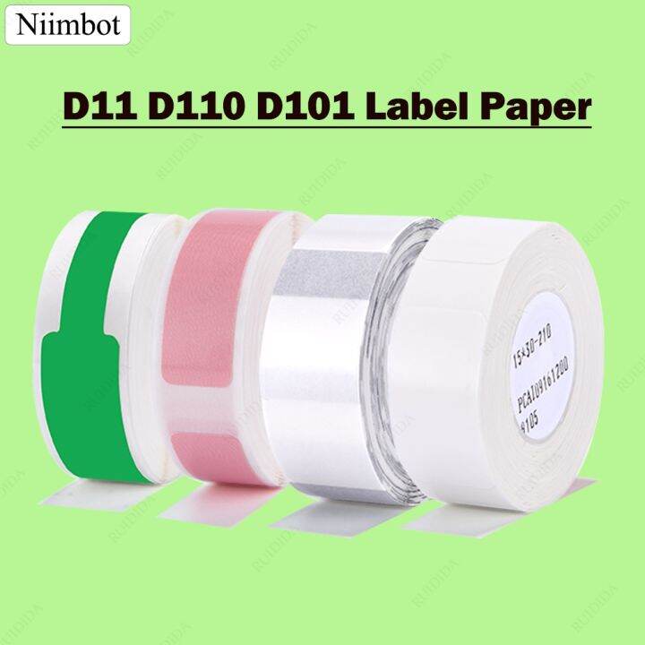 D11 D110 D101 lable Sticker Cable Label Paper White Waterproof Niimbot ...