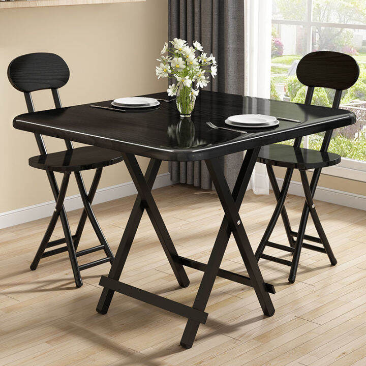 Folding Table Household Dining Table Folding Simple Small Family Dining ...
