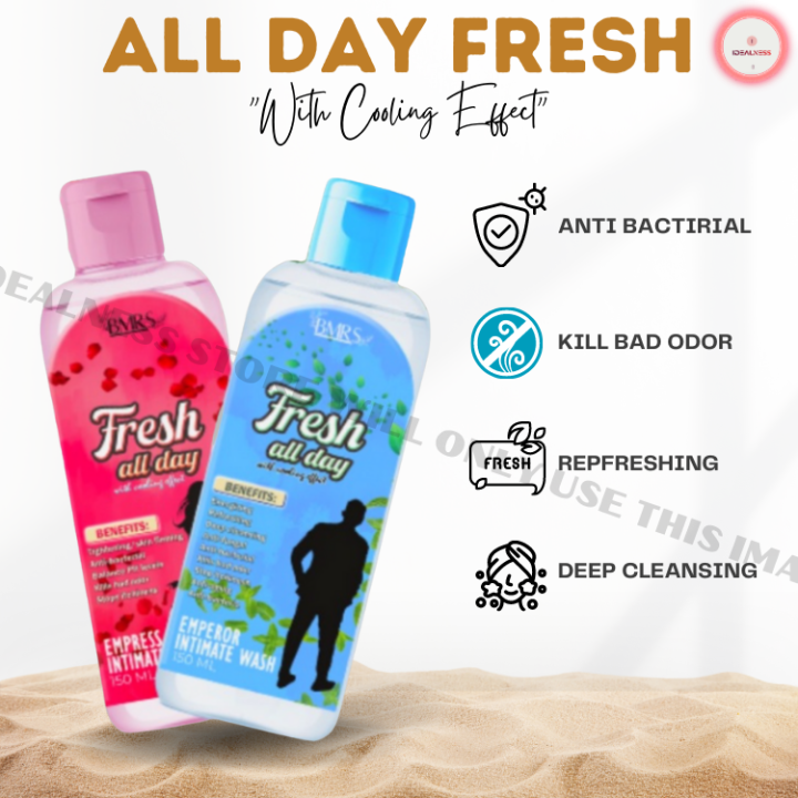 BMRS Fresh All Day Emperor And Empress Intimate Wash 15ml With Cooling ...