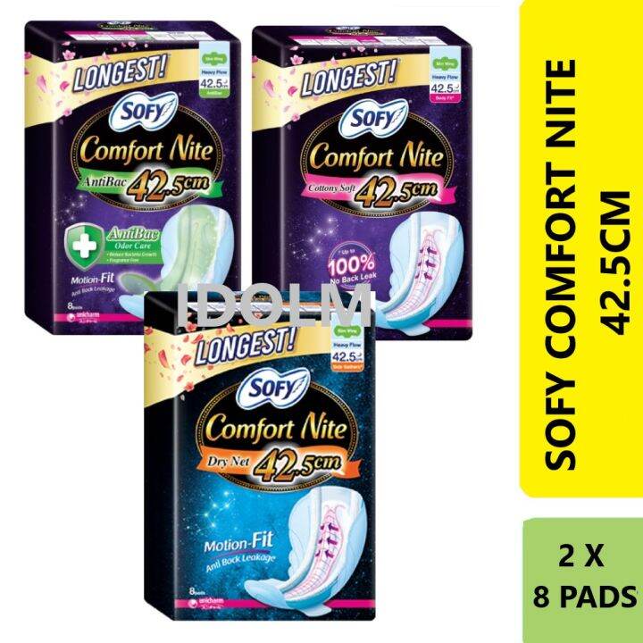 [Bundle of 2 ] Sofy Comfort Nite Body Fit 42.5cm Sanitary Pads | Lazada ...