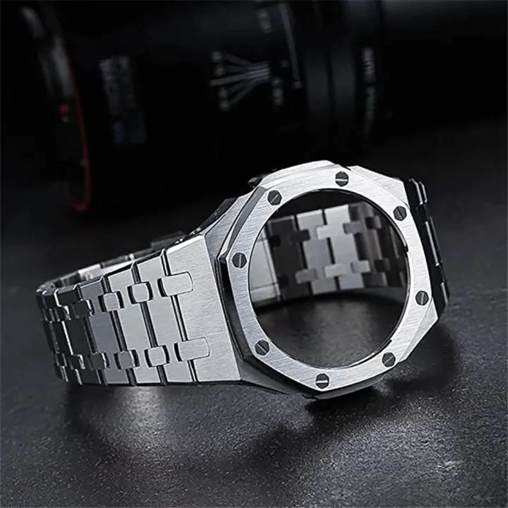 Casioak GM2100 Gen5 Case Modification GM-2110 Watchband Bezel All Metal ...