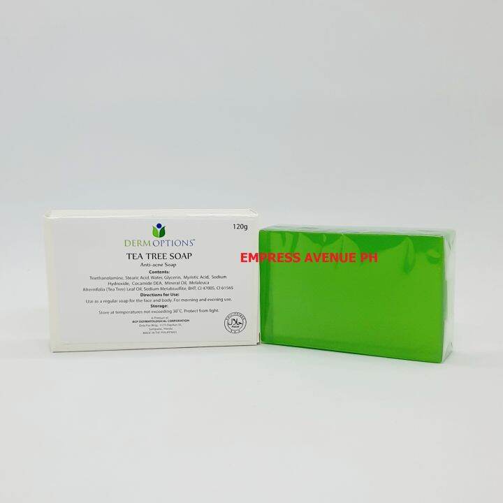 Derm Options Tea Tree Soap 120g | Lazada PH