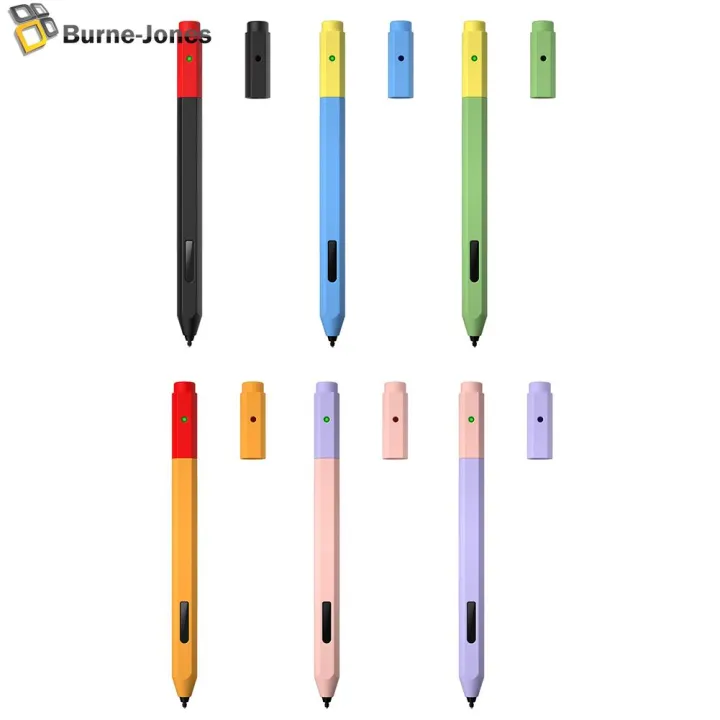 Tablet Pen Silicone Protective Cover Contrasting Stitching Protector ...