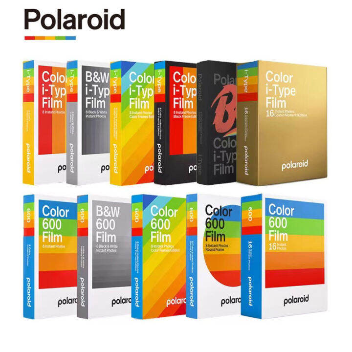 1 box Original Polaroid 600 Film/i-Type Film Color White Black Edge ...