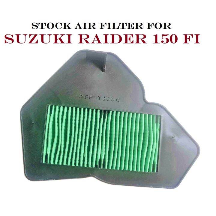STOCK AIR FILTER FOR SUZUKI RAIDER 150 Fi | Lazada PH