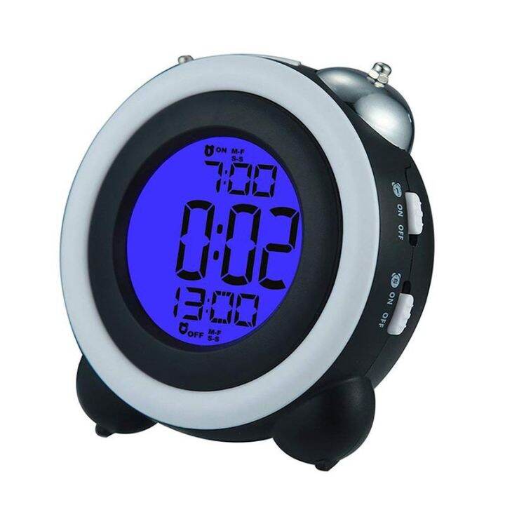 4 Inch Twin Bell Loud Led Digital Clock Time Date Display,2 | Lazada PH