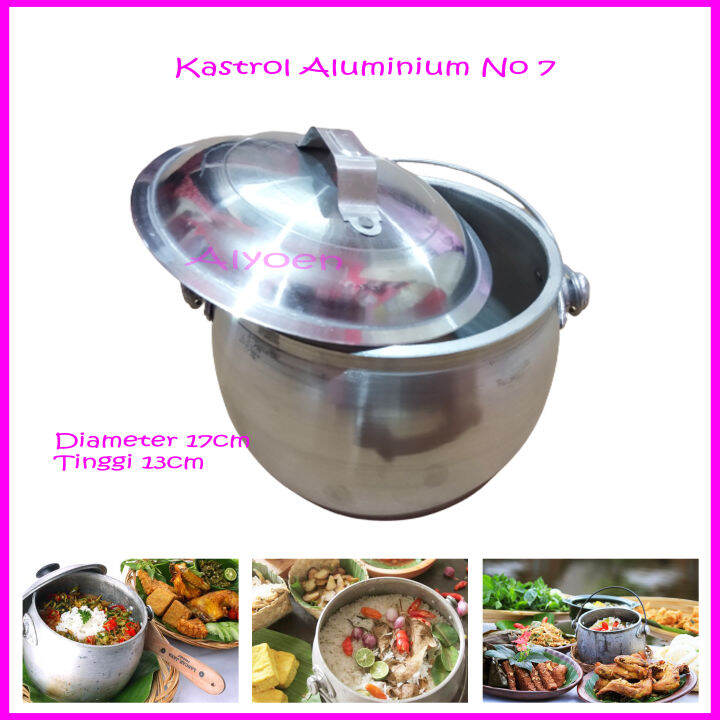 Kastrol No7 Kastrol Nasi Liwet Aluminium Tebal | Lazada Indonesia