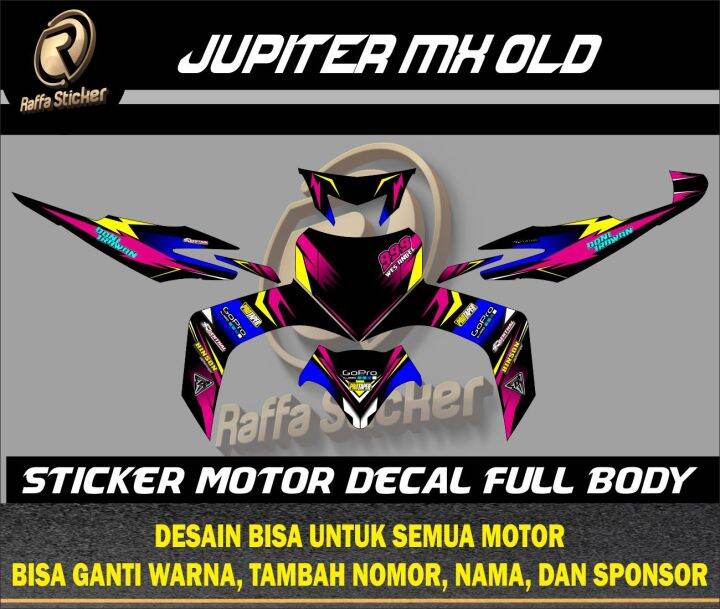 BISA COD / BAYAR DI TEMPAT. Decal Sticker jupiter mx old Full Body ...