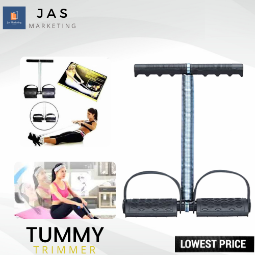 Tummy Trimmer Elastic Sit Up Pull Rope Spring Tension Foot Pedal ...