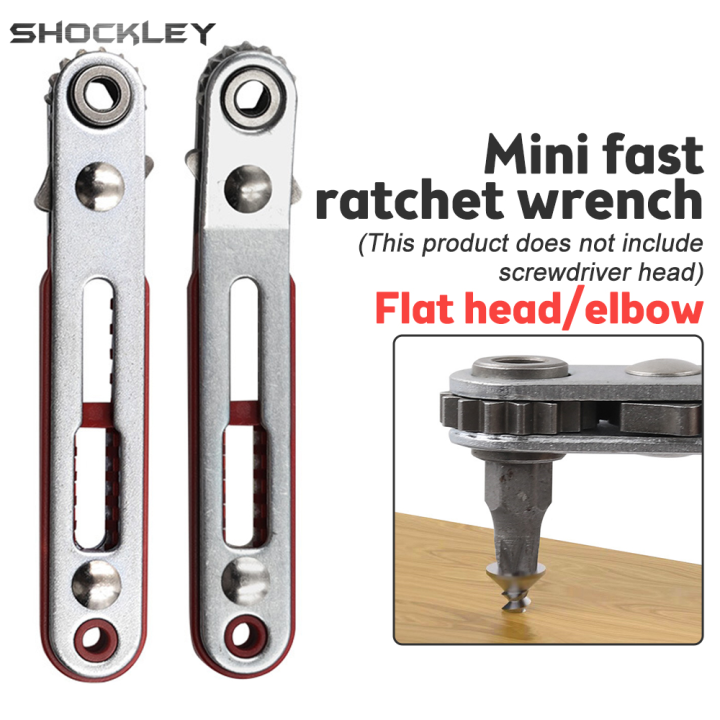 Shockley Ultra Low Profile Mini Ratchet Wrench Screwdriver Tight Spaces ...