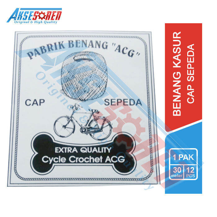 BENANG KASUR CAP SEPEDA [12 GULUNG/1 PAK] / TALI BOL TUKANG BANGUNAN ...