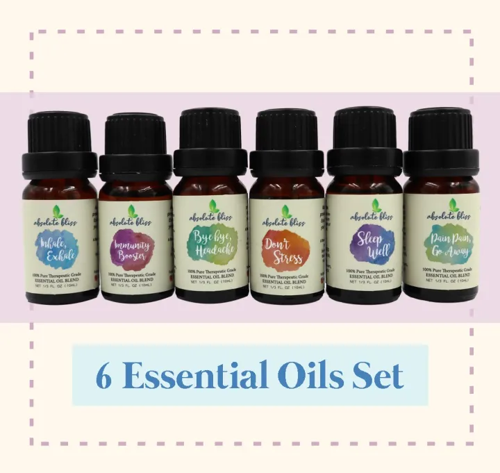 6 Essential Oil Blends Set | Lazada PH